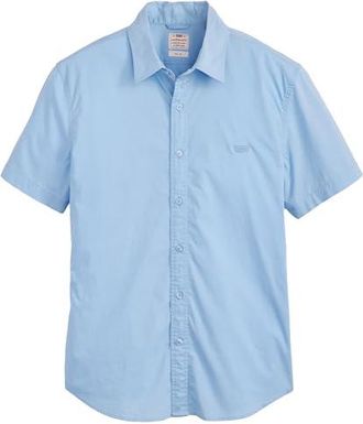 Levi's Battery Housemark Slim T-Shirt à Manches Courtes pour Homme, Della Robbia Blue, M