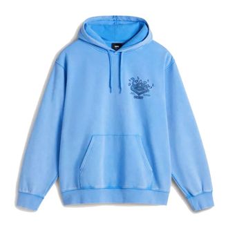 Vans Scratched Records Pullover Hoodie - - Sweatshirts & Hoodies - Herren - Blau - S