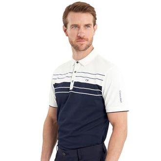 Calvin Klein Polo Golf Technique 2025 Pinebrook pour Homme - Marin - XXL