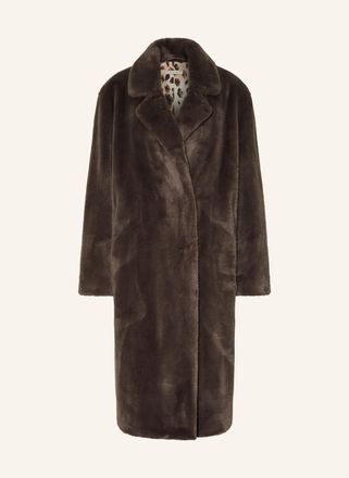 Lilienfels Lilienfels Kunstfell-Mantel braun