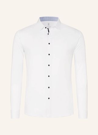 DeSoto Desoto Jerseyhemd Slim Fit weiss