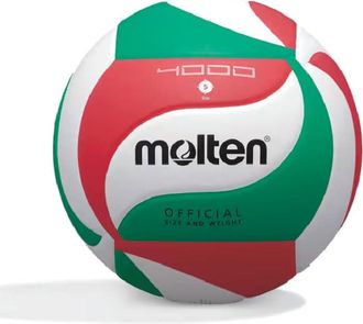 Molten Volleyball V5m4000, Gr&ouml;&szlig;e 5, 1 Ball, Kunstleder, 280 Gramm, 20.64 cm Durchmesser