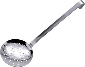 Contacto Edelstahl Schaumlöffel flach 10 cm fugenlos mit kurzem Stiel