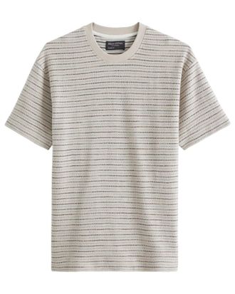 Marc O'Polo Strick-T-Shirt mit buntem Ringelstreifen, Relaxed Fit in