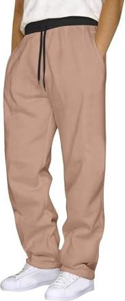 Generic Pantalon de surv&ecirc;tement pour homme, v&ecirc;tement de sport avec poches, cordon de serrage, pantalon cargo d&eacute;contract&eacute;, pantalon de jogging l&eacute;ger et respira