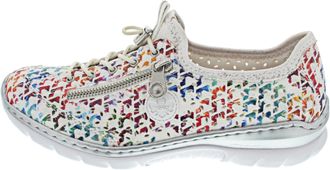 Rieker Damen Schn&uuml;rhalbschuh in Multicolor - Gr. 42