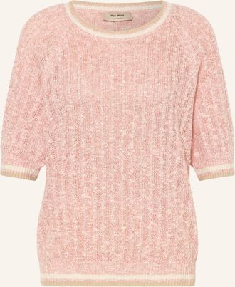 Mos Mosh Mos Mosh Strickshirt Mmmarisola Mit Leinen rosa