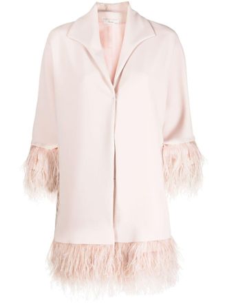 Fely Campo Jacke mit Federn - Rosa