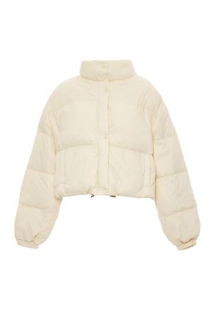 Mymo Jacke Damen Wollwei&szlig;