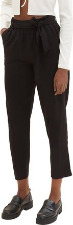 Tom Tailor Damen Relaxed Tapered Hose mit Bindegürtel