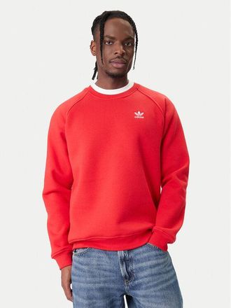adidas Sweatshirt Trefoil Essentials KC8983 Rot Regular Fit