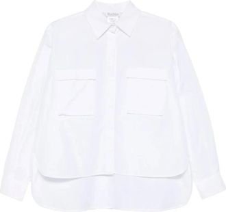 Max Mara Femme, Blouses et Chemises, Blanc, Taille: 40 FR Chemise