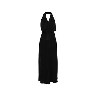 Aya Muse Spoe Plissee-Midikleid - - Dresses - Damen - Schwarzk - M