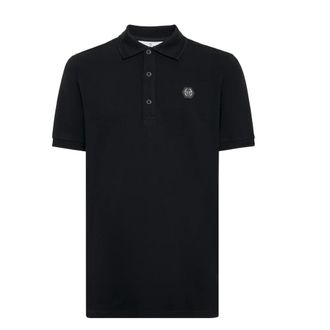 Philipp Plein Slim Fit Polo Shirt Snake - - Tops - Herren - Schwarzk - XS