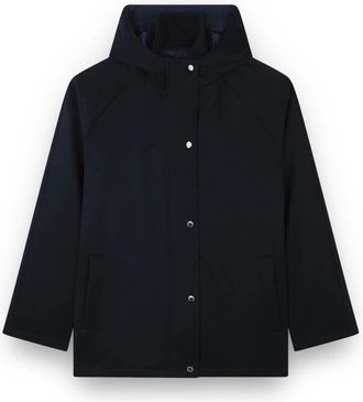 Paul & Shark Femme, Manteaux, Bleu, Taille: 38 FR Parka de Luxe en Cachemire