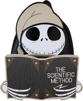 Loungefly Disney LÉtrange Noël de monsieur Jack Scientific Method Sac à bandoulière double bandoulière pour femme, multicolore, One Size, Mini sac à dos