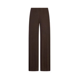 Agnona Wide Hosen - - Trousers - Damen - Braun - S