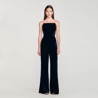 Sandro Combinaison en velours