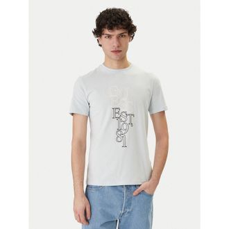 Guess T-Shirt M6GI10 K2991 Himmelblau Slim Fit