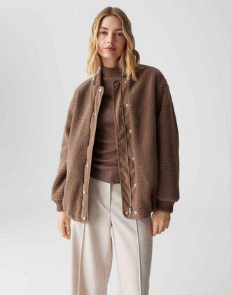 OPUS Winterjacke HULDA im Blousonstil lockere Passform, weicher Griff, matter Glanz in der Oberfläche