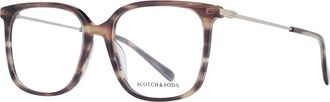 Scotch & Soda Femme, Accessoires, Brun, Taille: ONE Size Montures Optiques Femmes Marron Style Carré