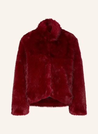 Frieda & Freddies Frieda & Freddies Kunstfell-Jacke Miss Boho rot
