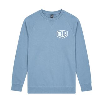 Deus Venice Address Crew - - Sweatshirts & Hoodies - Herren - Blau - M