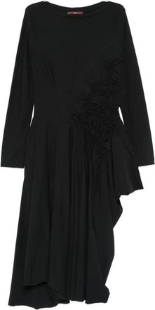 High Femme, Robes, Noir, Taille: 38 FR Robe Nuisette en Satin