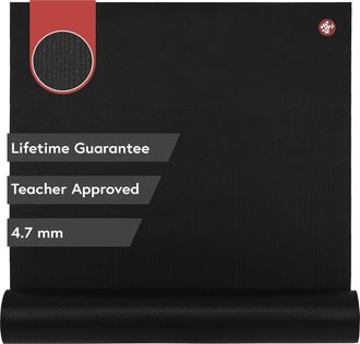 Manduka Prolite Yoga- und Pilatesmatte, Unisex, Schwarz, 200 cm, 4,77 mm