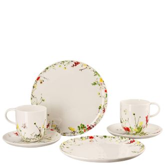 Rosenthal Brillance Fleurs Sauvages Set 6-teilig Becher Coup
