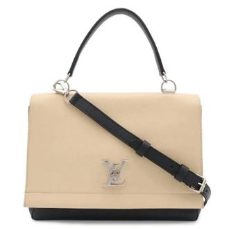 Louis Vuitton Pre-owned Lockme Cartable Calf Leather 2way Bag - - Pre-owned - Damen - Beige - ONE SIZE