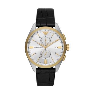 Emporio Armani Goldene Uhr - - Accessories - Herren - Gelb - ONE SIZE