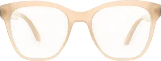 Off-white Style Sun Quadratisch-Sonnenbrille (Beige/Blau)
