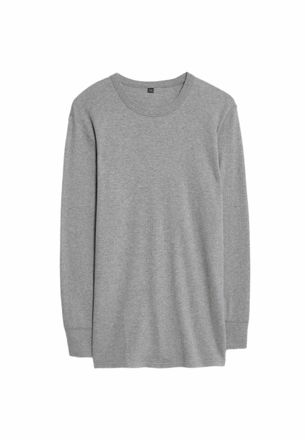 Marks and Spencer Thermo-Langarmoberteile Mit Heatgen-Technologie F&uuml;r Mittlere W&auml;rme Herren Grau XXL