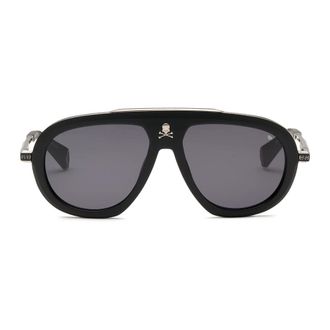 Philipp Plein Homme, Accessoires, Noir, Taille: ONE Size Lunettes de soleil