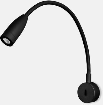 Leds - C4 Leds-c4 - Bed - Lampe de lecture murale led noire 160lm 3000K