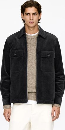 Arket Overshirt Aus Cord -Schwarz