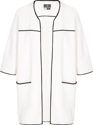 Dreimaster Dreimaster Strickjacke Frauen Wei&szlig;