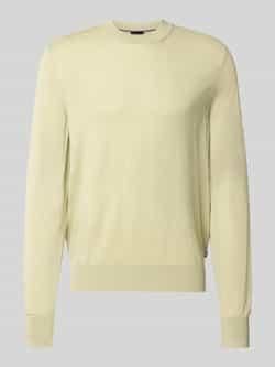 HUGO BOSS Regular Fit Pullover aus reiner Schurwolle Modell H-Leno