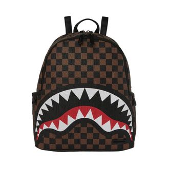 Sprayground Shark Mouth Print Rucksack - - Bags - Damen - Braun - ONE SIZE