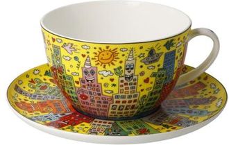 GOEBEL Milchkaffeetasse My New York City Sunset James Rizzi - Pop Art