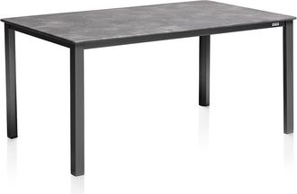 Kettler Kettler Cubic Esstisch, anthrazit, Aluminium, 160x90 cm, 0301821-7100