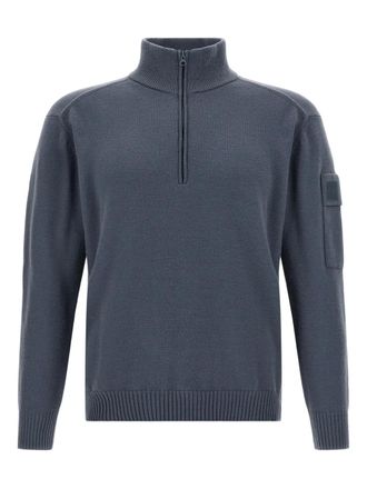 C.P. Company pull à col montant - Bleu