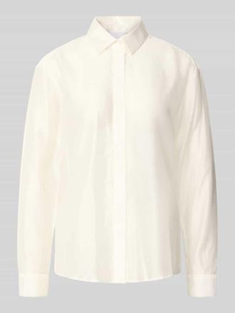 Jake*s Regular Fit Bluse aus Lyocell-Mix in semitransparentem Design