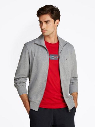 Tommy Hilfiger Sweatjacke ESSENTIAL TERRY ZT STAND COLLAR