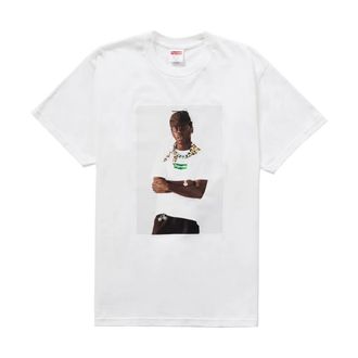 SUPREME Tyler Creator Wei&szlig;e Tee - - Tops - Herren - Wei&szlig; - XL