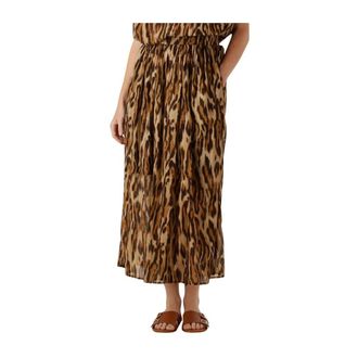 Louizon Paisible Midi-Rock - - Skirts - Damen - Braun - XS
