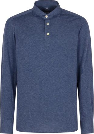 Finamore Homme, Tops, Bleu, Taille: 4XL Orlando Polo