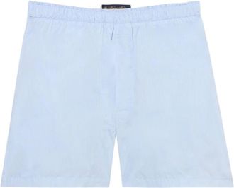 Brooks Brothers Schlichte Baumwoll-Boxershorts - - Underwear - Herren - Blau - 2XL