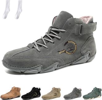 Generic Nevova Chaussures orthopédiques pour homme et femme avec doublure en polaire - Chaudes, imperméables et antidérapantes, gris, 39 2/3 EU